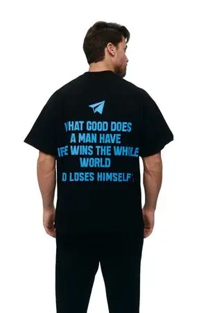 HOUSE OF CENMAR T-shirt With Quote Print