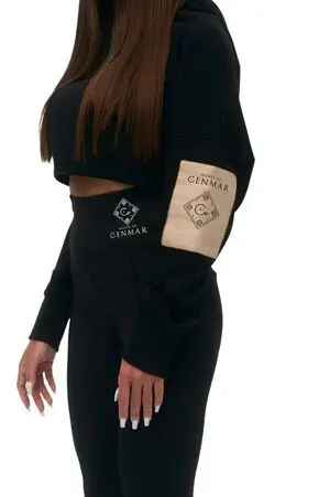 HOUSE OF CENMAR Leggings With Logo Print