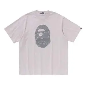 A BATHING APE Heavy Washed Ape Head Relaxed Fit T-shirt