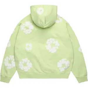 DENIM TEARS Cotton Wreath Zip Hoodie