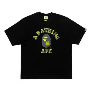 A BATHING APE X Cristiano Ronaldo Cr7 Life College Relaxed Fit T-shirt - Black