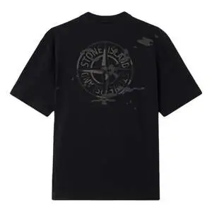 Stone Island 2100001 Camo Compass T-shirt - Black