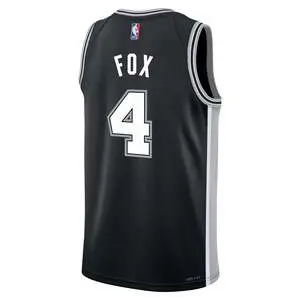 Nike Nba De'aaron Fox San Antonio Spurs Icon Edition Swingman Jersey