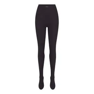 Nike X Skims Matte High-waisted Footsie Grip Leggings - Obsidian