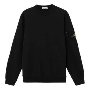 Stone Island 6100019 Seasonal Pocket Crewneck Sweatshirt - Black
