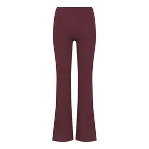 Nike X Skims Matte High-waisted Slim Flared Leggings - Currant