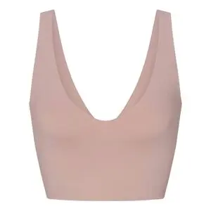 Nike X Skims Matte V-neck Bra Top - Himalayan