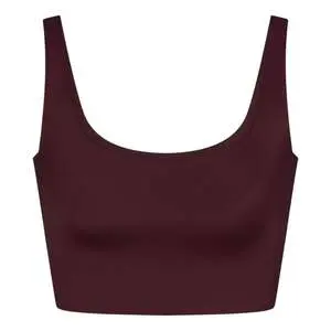 Nike X Skims Shine Scoop Neck Bra - Currant