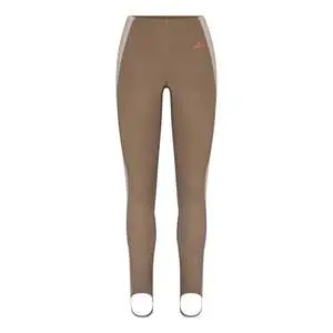 Nike X Skims Shine High-waisted 26 Stirrup Leggings With Drawcord 'truffle Stone - Truffle/stone