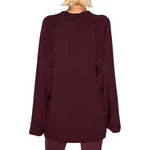 Nike X Skims Airy Oversized V-neck Long-sleeve T-shirt