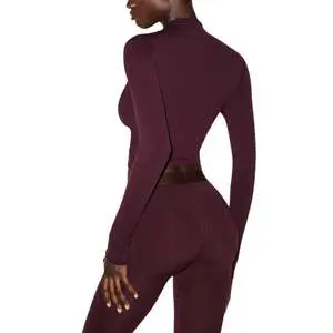Nike X Skims Vintage Seamless Mock-neck Crop Bra