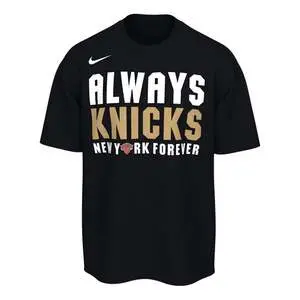 Nike New York Knicks 2025-26 Champions T-shirt 'always Knicks - Black