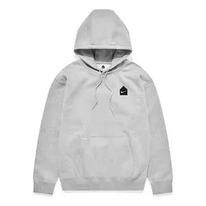 Nike X Dsm Fleece Hooded Sweatshirt - Grey/black