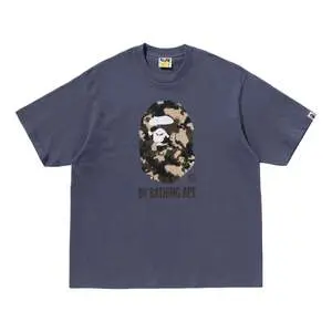 A BATHING APE Map Camo Bathing Ape Relaxed Fit T-shirt - Charcoal