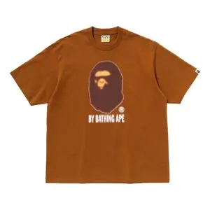 A BATHING APE Blur Bathing Ape Relaxed Fit T-shirt - Beige