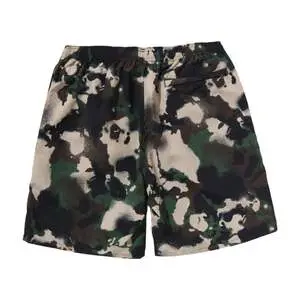 A BATHING APE Map Camouflage Regular Fit Shorts - Green