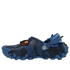 A BATHING APE X Crocs Echo Camouflage Clogs - Navy