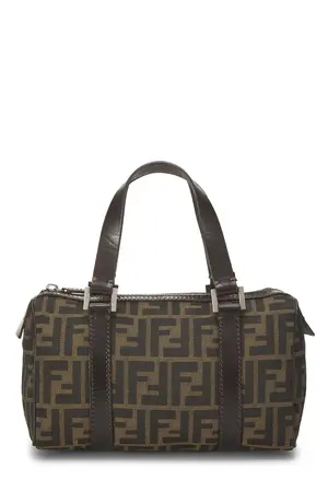 Fendi Zucca Canvas Boston - Brown
