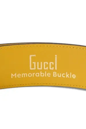 Gucci Multicolor G Memorable Buckle Belt 100