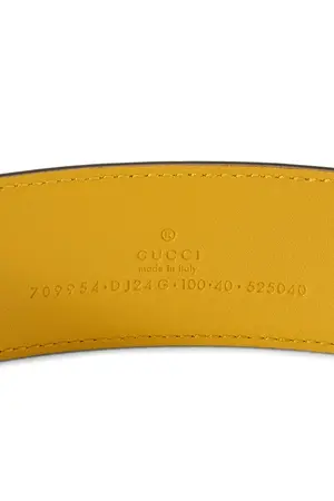 Gucci Multicolor G Memorable Buckle Belt 100