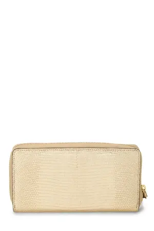 Gucci Embossed Zip Around Wallet