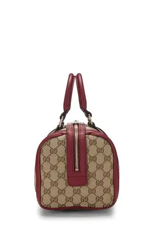 Gucci Gg Web Boston Bag