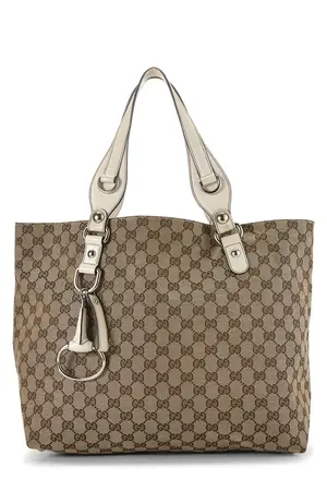 Gucci Original Gg Icon Bit Tote - Beige