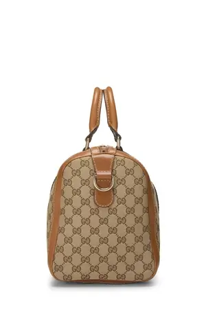 Gucci Original Gg Vintage Web Boston Bag