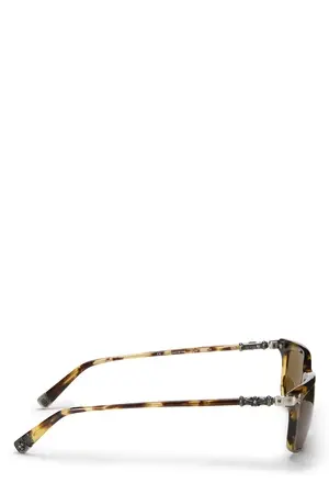 Chrome Hearts Tortoiseshell Acetate Fun Hatch Sunglasses