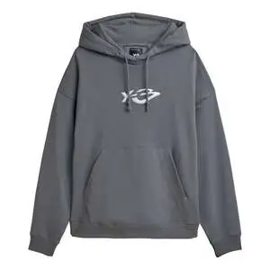 Adidas Y-3 French Terry Liquid Logo Hoodie - Grey Five