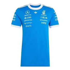 Adidas X Mercedes Amg Petronas Formula 1 Team Driver Jersey - Blue Bird