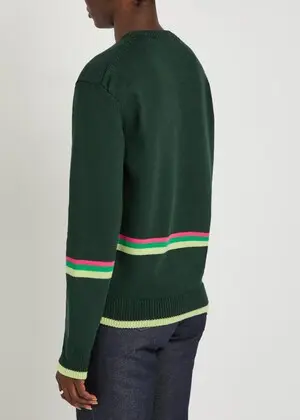JW Anderson Sheep Striped Cotton Knit Jumper