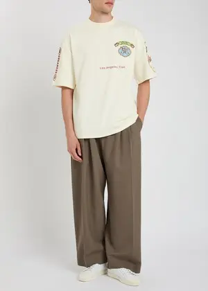 Amiri Vista Hj Skate Printed Cotton T-shirt - Ivory