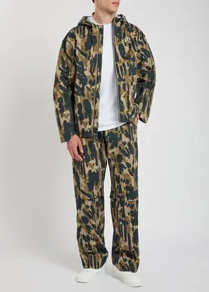 MALBON Tour Divot Camouflage-print Nylon Trousers