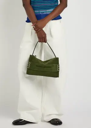 JW Anderson Loafer Suede Shoulder Bag
