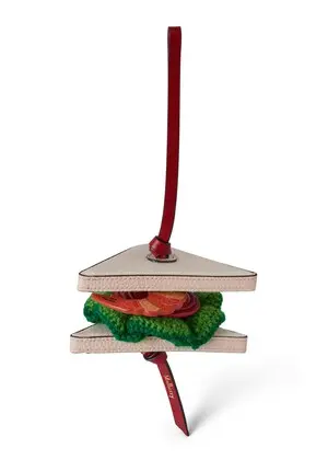 Mulberry Prawn Sandwich Bag Charm - Multicoloured 1