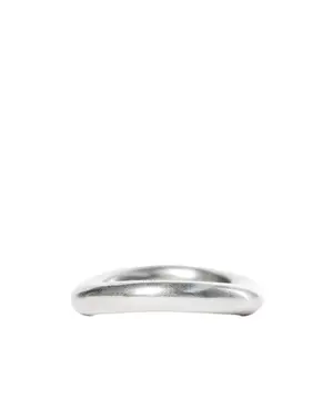 ANN DEMEULEMEESTER Hoop Ring With Embossed Logo
