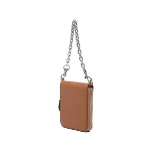 Miu Miu Logo-embossed Chain-strap Wallet