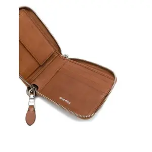 Miu Miu Logo-embossed Chain-strap Wallet