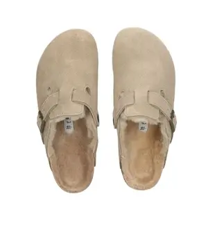 BIRKENSTOCK Boston Shearling Slip-on Mules