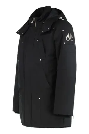 Moose Knuckles Logo-plaque Zipped Bomber Jacket