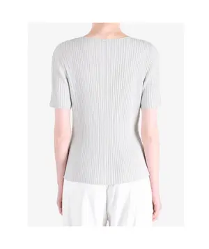 PLEATS PLEASE BY ISSEY MIYAKE Short-sleeved Crewneck T-shirt