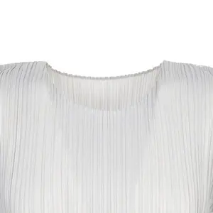 Issey Miyake Short Sleeve Crewneck Top