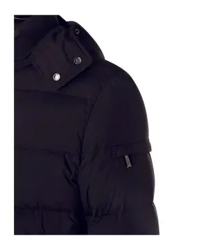 MOORER Hooded Quilted Down Jacket