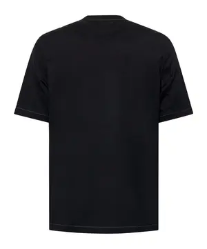 Brunello Cucinelli Logo Embroidered Crewneck T-shirt