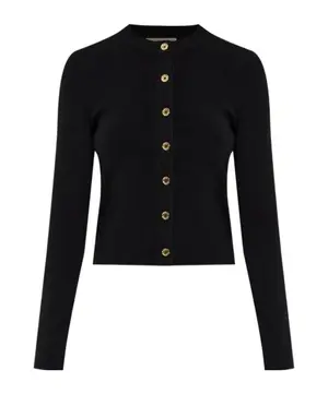 Michael Kors Knitted Cardigan - Black