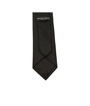 Emporio Armani Jacquard Pattern Pointed Tip Tie