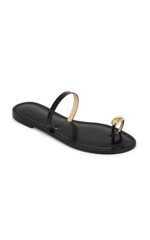 AMANU AMANU Kibera 24k Gold-Plated Leather Sandals