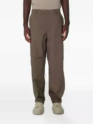 Armani Exchange Pleated Straight-leg Trousers