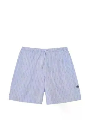 ANINE BING Ramy Pinstripe Shorts